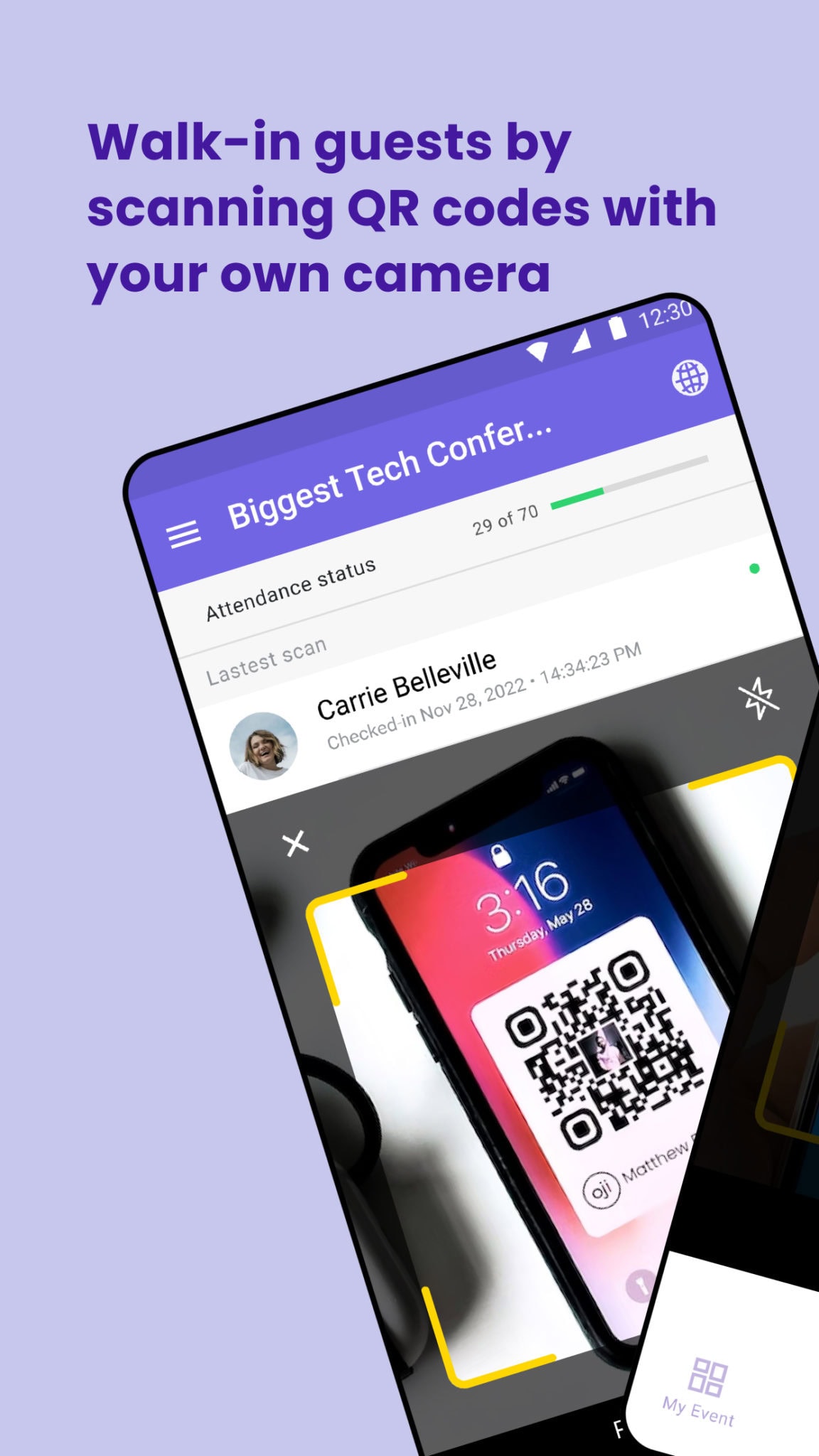 Meet the event check-in app powered by beamian